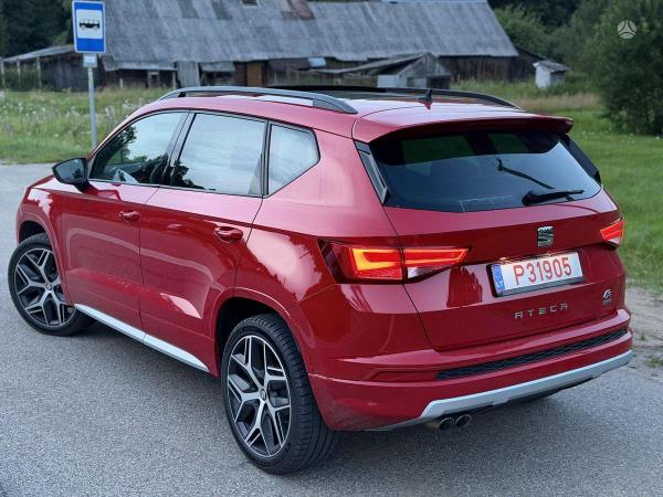 Red SEAT Ateca 2020 in Vilnius, with an engine capacity of 1.97 L and mileage of 200 thousand km for 18499 €, photo 3 on AUTOMOTO.COM.LV