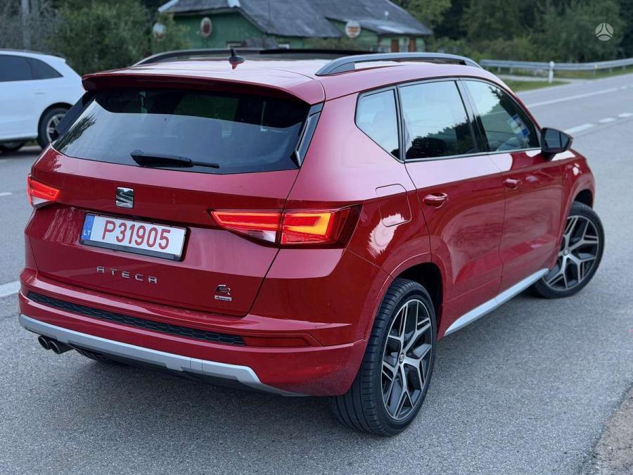 Red SEAT Ateca 2020 in Vilnius, with an engine capacity of 1.97 L and mileage of 200 thousand km for 18499 €, photo 5 on AUTOMOTO.COM.LV