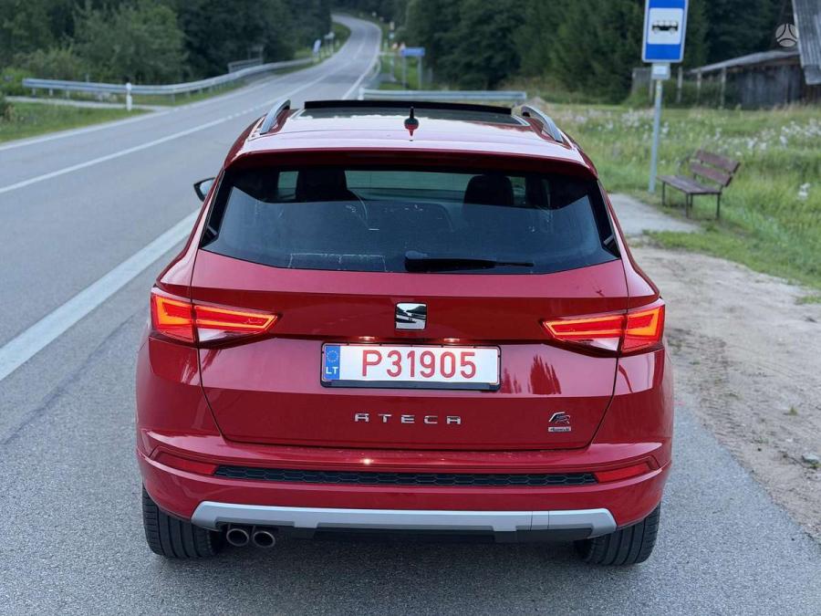 Red SEAT Ateca 2020 in Vilnius, with an engine capacity of 1.97 L and mileage of 200 thousand km for 18499 €, photo 6 on AUTOMOTO.COM.LV