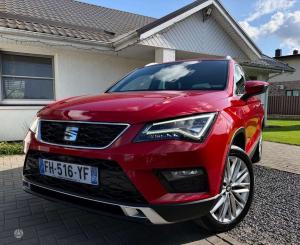 Sarkans SEAT Ateca 2020 Kauņa, ar dzinēja tilpumu 1.97 L un nobraukumu 185 tūkst. km par 15700 €, foto  vietnē AUTOMOTO.COM.LV
