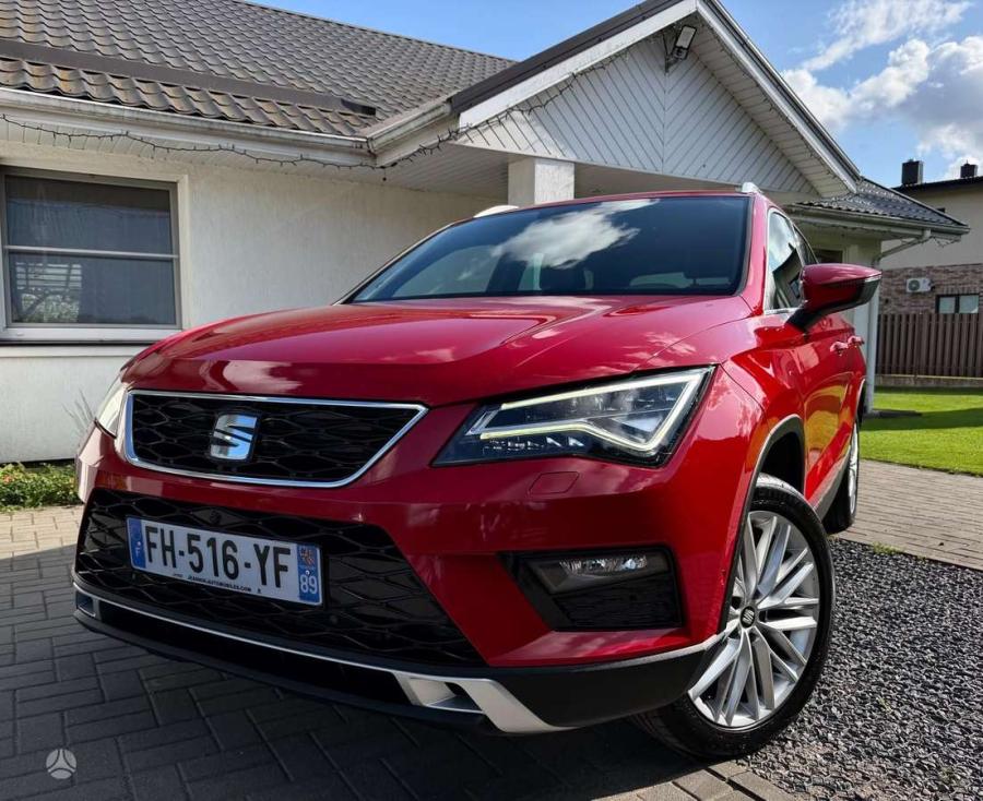 Sarkans SEAT Ateca 2020 Kauņa, ar dzinēja tilpumu 1.97 L un nobraukumu 185 tūkst. km par 15700 €, foto 1 vietnē AUTOMOTO.COM.LV