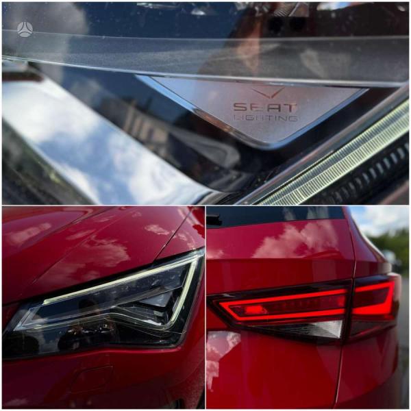 Red SEAT Ateca 2020 in Kaunas, with an engine capacity of 1.97 L and mileage of 185 thousand km for 15700 €, photo 5 on AUTOMOTO.COM.LV