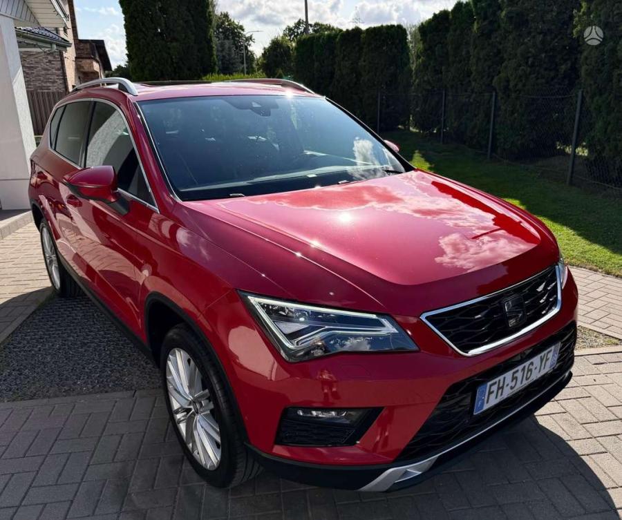 Sarkans SEAT Ateca 2020 Kauņa, ar dzinēja tilpumu 1.97 L un nobraukumu 185 tūkst. km par 15700 €, foto 9 vietnē AUTOMOTO.COM.LV