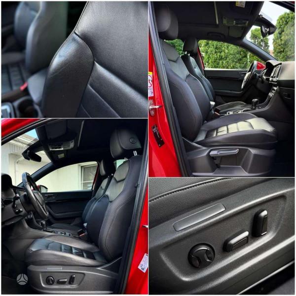 Red SEAT Ateca 2020 in Kaunas, with an engine capacity of 1.97 L and mileage of 185 thousand km for 15700 €, photo 9 on AUTOMOTO.COM.LV