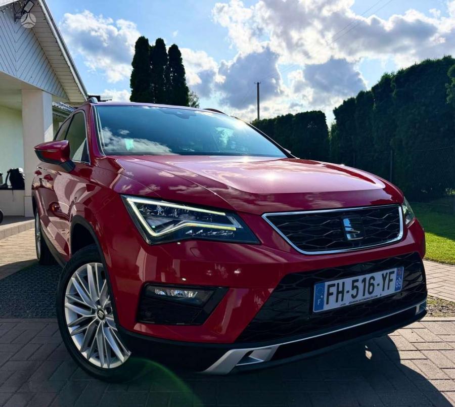 Sarkans SEAT Ateca 2020 Kauņa, ar dzinēja tilpumu 1.97 L un nobraukumu 185 tūkst. km par 15700 €, foto 13 vietnē AUTOMOTO.COM.LV