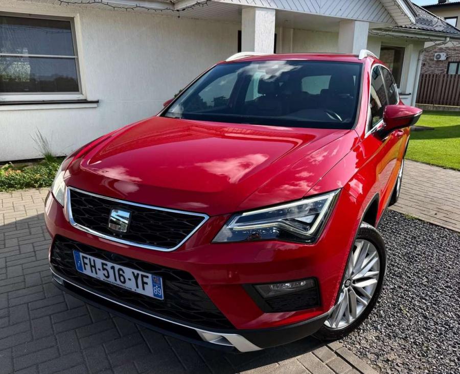 Sarkans SEAT Ateca 2020 Kauņa, ar dzinēja tilpumu 1.97 L un nobraukumu 185 tūkst. km par 15700 €, foto 26 vietnē AUTOMOTO.COM.LV