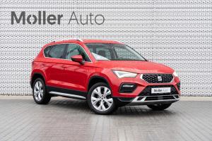 Red SEAT Ateca 2022 in Marupe, with an engine capacity of 1.50 L and mileage of 63 thousand km for 21000 €, photo 2 on AUTOMOTO.COM.LV