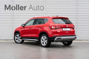 Red SEAT Ateca 2022 in Marupe, with an engine capacity of 1.50 L and mileage of 63 thousand km for 21000 €, photo 3 on AUTOMOTO.COM.LV