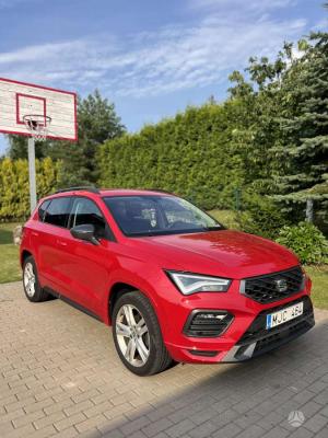 Sarkans SEAT Ateca 2022 Elektrėnai, ar dzinēja tilpumu 1.50 L un nobraukumu 55 tūkst. km par 23000 €, foto  vietnē AUTOMOTO.COM.LV