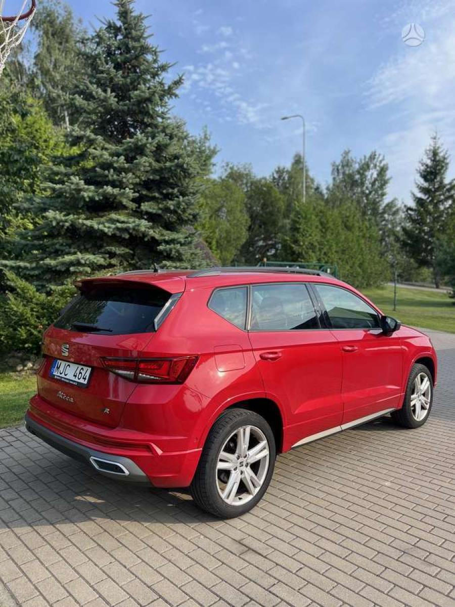 Красный Сеат Ateca 2022 в Электренай, объемом двигателя 1.50 л и пробегом 55 тыс. км за 23000 €, фото 4 на AUTOMOTO.COM.LV