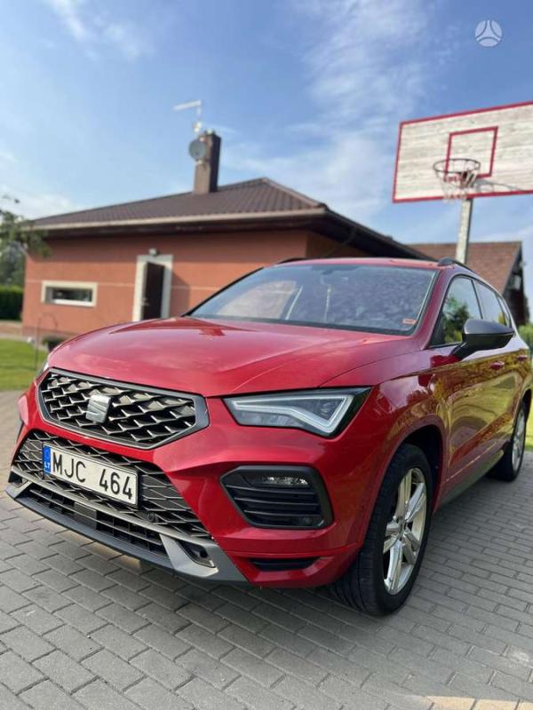 Sarkans SEAT Ateca 2022 Elektrėnai, ar dzinēja tilpumu 1.50 L un nobraukumu 55 tūkst. km par 23000 €, foto 4 vietnē AUTOMOTO.COM.LV