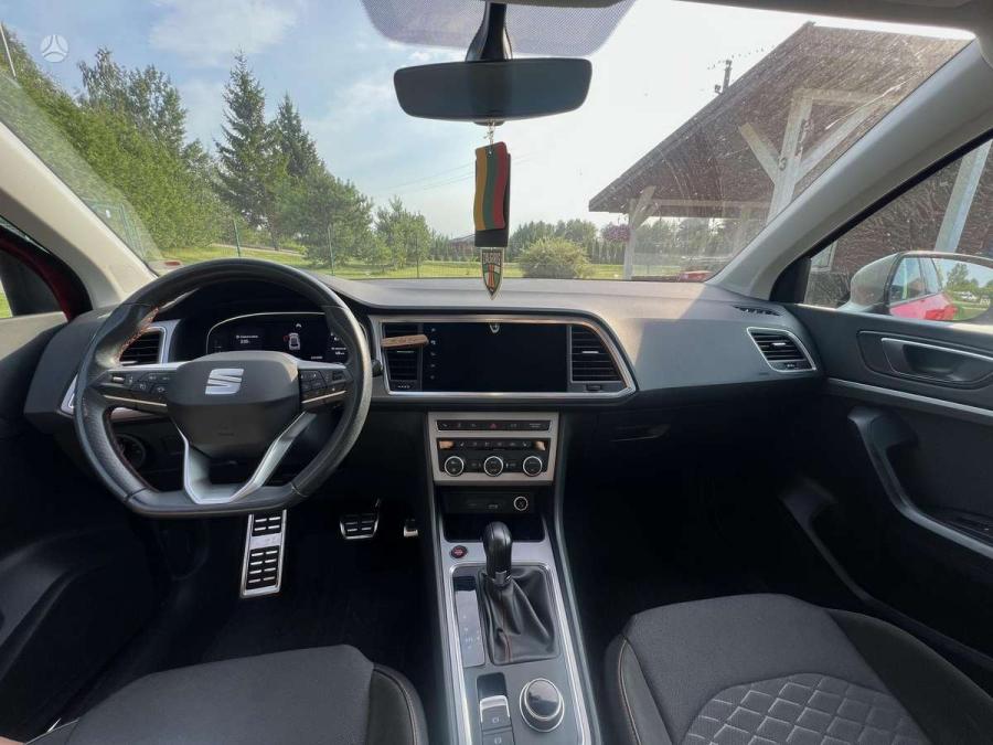 Красный Сеат Ateca 2022 в Электренай, объемом двигателя 1.50 л и пробегом 55 тыс. км за 23000 €, фото 12 на AUTOMOTO.COM.LV