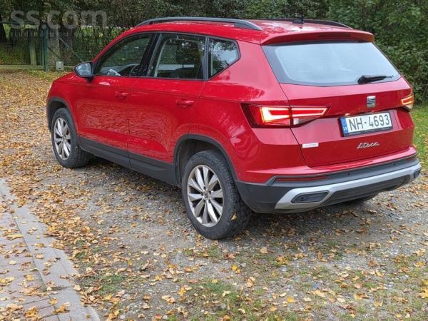 Red SEAT Ateca 2022 in Jelgava, with an engine capacity of 1.50 L and mileage of 48 thousand km for 19200 €, photo 4 on AUTOMOTO.COM.LV