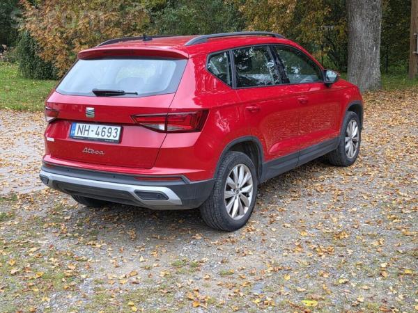 Red SEAT Ateca 2022 in Jelgava, with an engine capacity of 1.50 L and mileage of 48 thousand km for 19200 €, photo 5 on AUTOMOTO.COM.LV