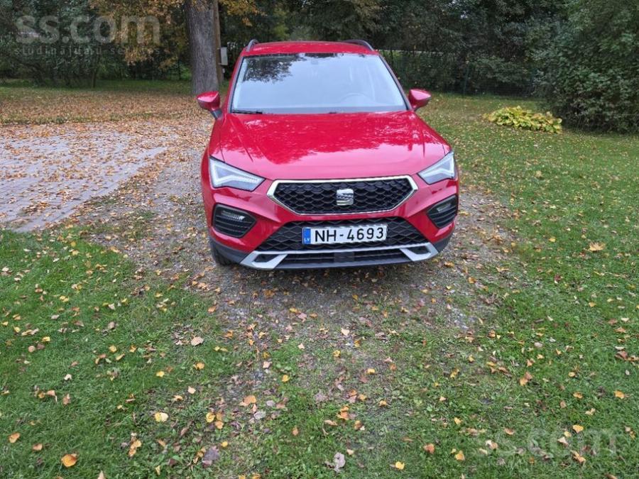 Красный Сеат Ateca 2022 в Елгава, объемом двигателя 1.50 л и пробегом 48 тыс. км за 19200 €, фото 6 на AUTOMOTO.COM.LV