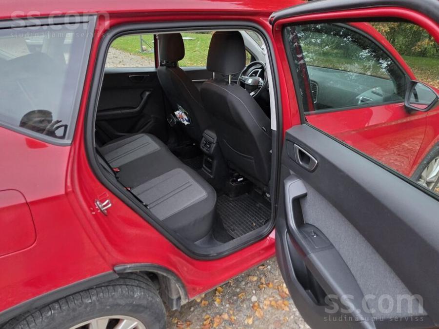 Красный Сеат Ateca 2022 в Елгава, объемом двигателя 1.50 л и пробегом 48 тыс. км за 19200 €, фото 9 на AUTOMOTO.COM.LV