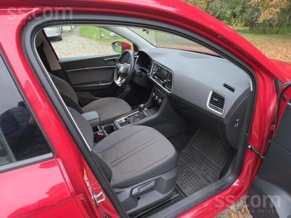 Red SEAT Ateca 2022 in Jelgava, with an engine capacity of 1.50 L and mileage of 48 thousand km for 19200 €, photo 10 on AUTOMOTO.COM.LV