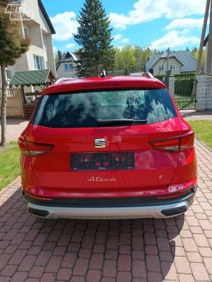 Red SEAT Ateca 2024 in Marijampole, with an engine capacity of 2.00 L and mileage of 30 thousand km for 18500 €, photo 5 on AUTOMOTO.COM.LV