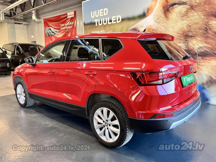Red SEAT Ateca 2019 in Tallinn, with an engine capacity of 1.60 L and mileage of 122 thousand km for 17800 €, photo 3 on AUTOMOTO.COM.LV
