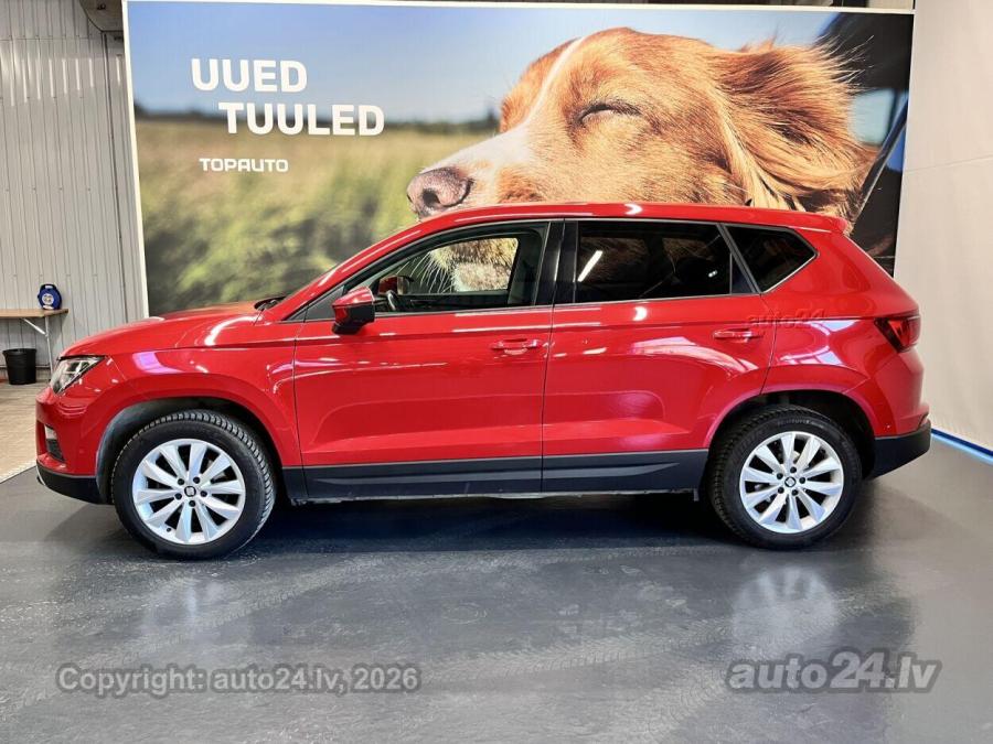 Red SEAT Ateca 2019 in Tallinn, with an engine capacity of 1.60 L and mileage of 122 thousand km for 17800 €, photo 25 on AUTOMOTO.COM.LV