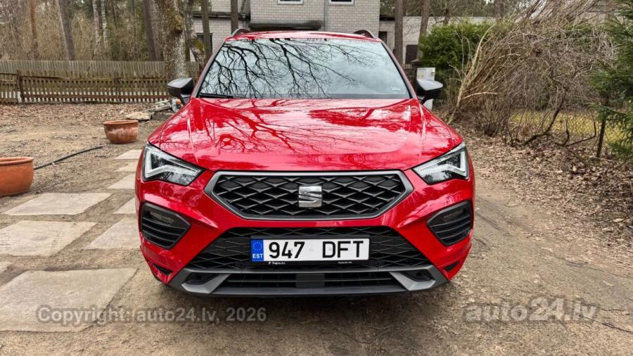 Sarkans SEAT Ateca 2024 Tallina, ar dzinēja tilpumu 1.50 L un nobraukumu 11 tūkst. km par 32650 €, foto 3 vietnē AUTOMOTO.COM.LV