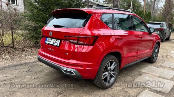 Red SEAT Ateca 2024 in Tallinn, with an engine capacity of 1.50 L and mileage of 11 thousand km for 32650 €, photo 5 on AUTOMOTO.COM.LV
