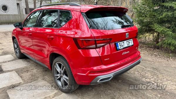 Red SEAT Ateca 2024 in Tallinn, with an engine capacity of 1.50 L and mileage of 11 thousand km for 32650 €, photo 7 on AUTOMOTO.COM.LV