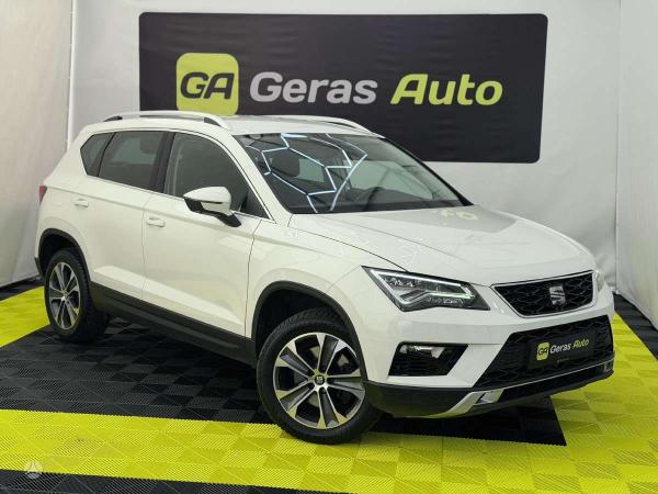 White SEAT Ateca 2016 in Vilnius, with an engine capacity of 1.40 L and mileage of 98 thousand km for 15450 €, photo 3 on AUTOMOTO.COM.LV