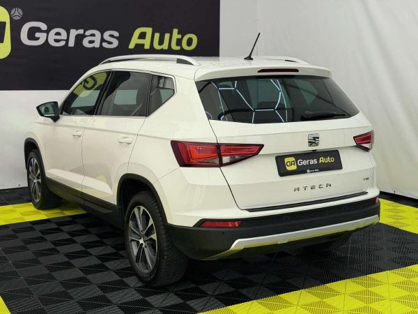 White SEAT Ateca 2016 in Vilnius, with an engine capacity of 1.40 L and mileage of 98 thousand km for 15450 €, photo 6 on AUTOMOTO.COM.LV
