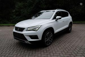 White SEAT Ateca 2016 in Taurage, with an engine capacity of 1.97 L and mileage of 298 thousand km for 10900 €, photo 4 on AUTOMOTO.COM.LV