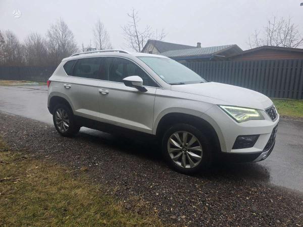 Balts SEAT Ateca 2017 Kauņa, ar dzinēja tilpumu 1.60 L un nobraukumu 240 tūkst. km par 12500 €, foto 5 vietnē AUTOMOTO.COM.LV
