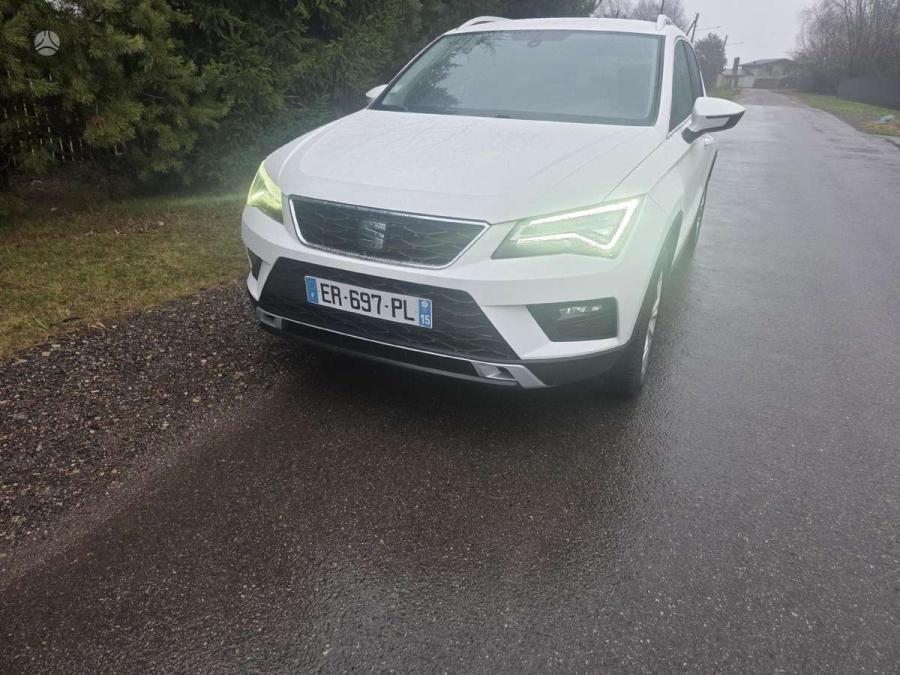 White SEAT Ateca 2017 in Kaunas, with an engine capacity of 1.60 L and mileage of 240 thousand km for 12500 €, photo 7 on AUTOMOTO.COM.LV