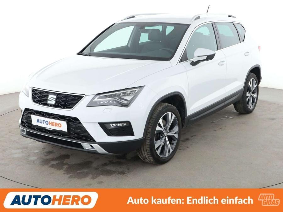 White SEAT Ateca 2017 in Kaunas, with an engine capacity of 1.40 L and mileage of 84 thousand km for 21689 €, photo 1 on AUTOMOTO.COM.LV