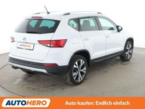 White SEAT Ateca 2017 in Kaunas, with an engine capacity of 1.40 L and mileage of 84 thousand km for 21689 €, photo 6 on AUTOMOTO.COM.LV