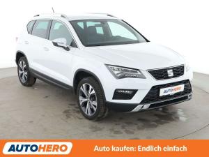 White SEAT Ateca 2017 in Kaunas, with an engine capacity of 1.40 L and mileage of 84 thousand km for 21689 €, photo 8 on AUTOMOTO.COM.LV