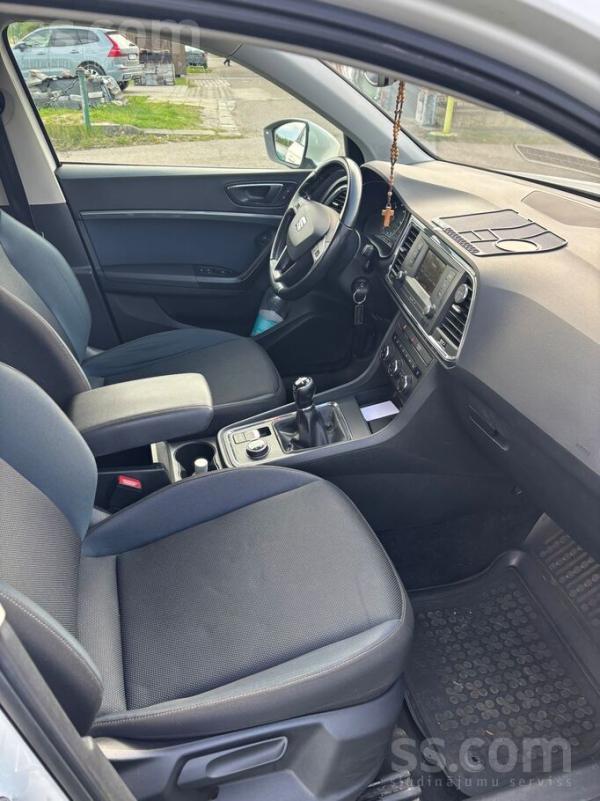Balts SEAT Ateca 2017 Rīga, ar dzinēja tilpumu 2.00 L un nobraukumu 156 tūkst. km par 13700 €, foto 5 vietnē AUTOMOTO.COM.LV