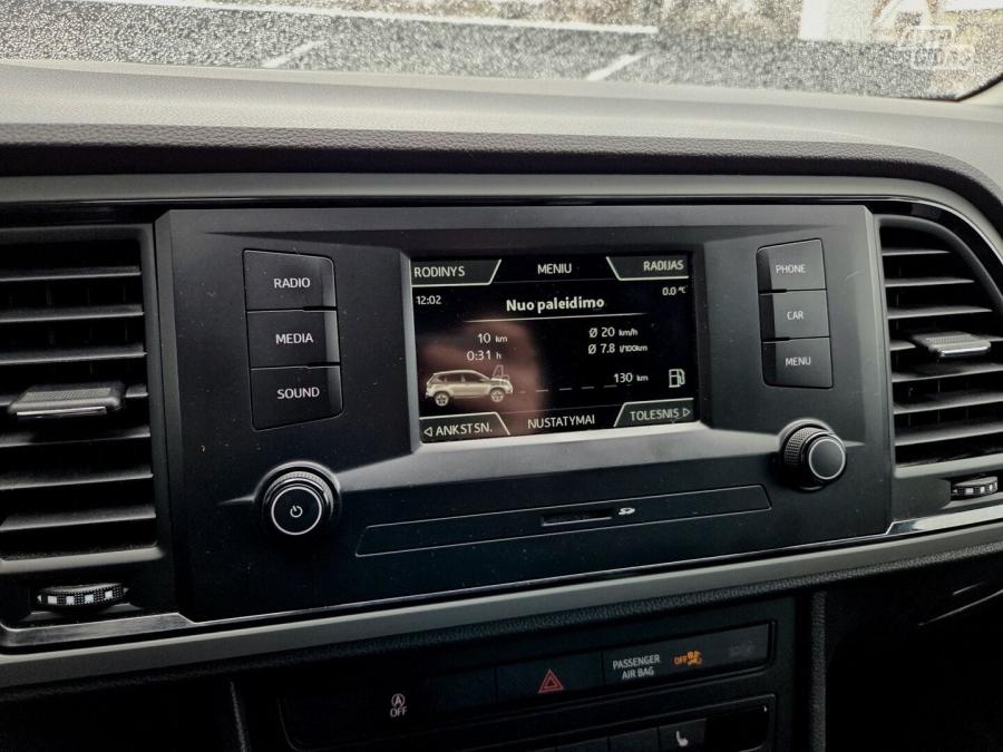 Balts SEAT Ateca 2017 Kauņa, ar dzinēja tilpumu 1.60 L un nobraukumu 214 tūkst. km par 9400 €, foto 17 vietnē AUTOMOTO.COM.LV