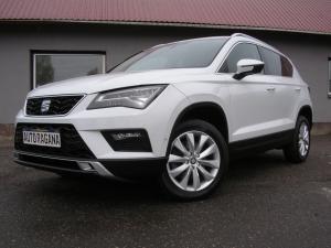 White SEAT Ateca 2017 in Riga, with an engine capacity of 1.60 L and mileage of 162 thousand km for 14950 €, photo 11 on AUTOMOTO.COM.LV