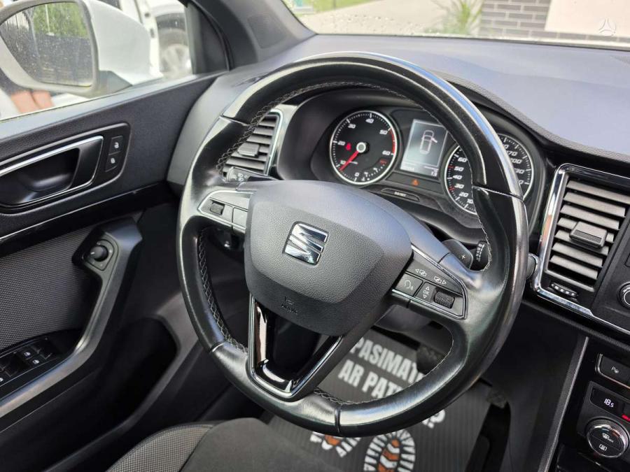 Balts SEAT Ateca 2017 Šilutė, ar dzinēja tilpumu 1.97 L un nobraukumu 207 tūkst. km par 12900 €, foto 23 vietnē AUTOMOTO.COM.LV