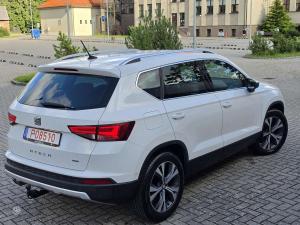 White SEAT Ateca 2017 in Silute, with an engine capacity of 1.97 L and mileage of 207 thousand km for 12800 €, photo 3 on AUTOMOTO.COM.LV
