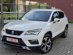 White SEAT Ateca 2017 in Silute, with an engine capacity of 1.97 L and mileage of 207 thousand km for 12800 €, photo 10 on AUTOMOTO.COM.LV