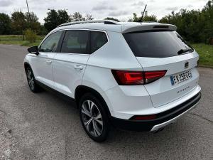 White SEAT Ateca 2017 in Panevezys, with an engine capacity of 1.97 L and mileage of 284 thousand km for 11900 €, photo 6 on AUTOMOTO.COM.LV