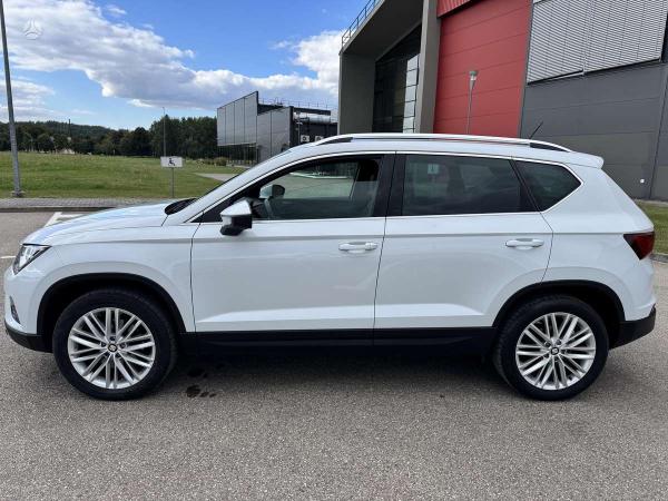 White SEAT Ateca 2017 in Prienai, with an engine capacity of 1.97 L and mileage of 280 thousand km for 12600 €, photo 8 on AUTOMOTO.COM.LV