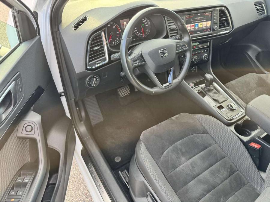 White SEAT Ateca 2017 in Prienai, with an engine capacity of 1.97 L and mileage of 280 thousand km for 12600 €, photo 16 on AUTOMOTO.COM.LV