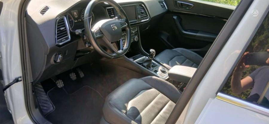 Белый Сеат Ateca 2017 в Таураге, объемом двигателя 1.97 л и пробегом 176 тыс. км за 12500 €, фото 20 на AUTOMOTO.COM.LV