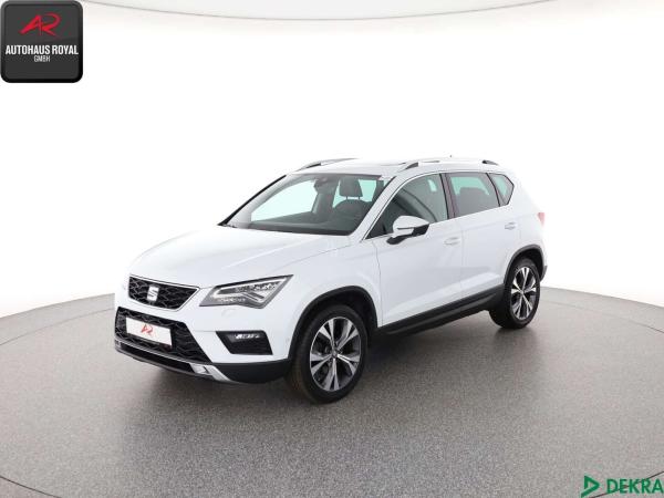 Balts SEAT Ateca 2018 Kauņa, ar dzinēja tilpumu 2.00 L un nobraukumu 100 tūkst. km par 22173 €, foto 1 vietnē AUTOMOTO.COM.LV