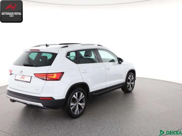 Balts SEAT Ateca 2018 Kauņa, ar dzinēja tilpumu 2.00 L un nobraukumu 100 tūkst. km par 22173 €, foto 5 vietnē AUTOMOTO.COM.LV
