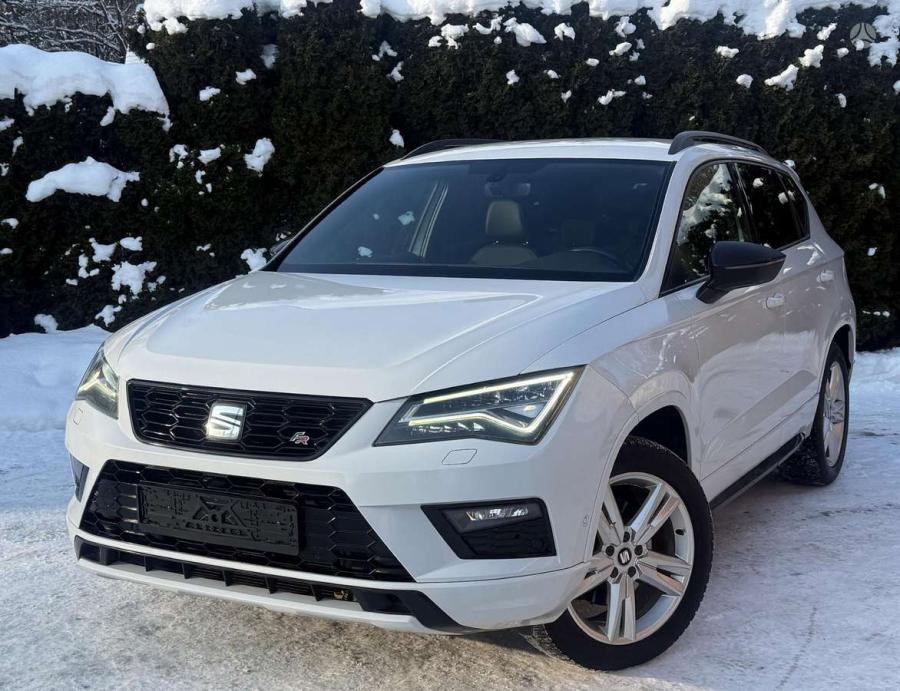 Balts SEAT Ateca 2018 Jonava, ar dzinēja tilpumu 1.97 L un nobraukumu 212 tūkst. km par 15250 €, foto 1 vietnē AUTOMOTO.COM.LV
