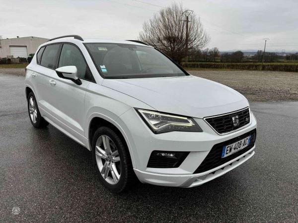 White SEAT Ateca 2018 in Siauliai, with an engine capacity of 1.97 L and mileage of 192 thousand km for 14200 €, photo 2 on AUTOMOTO.COM.LV