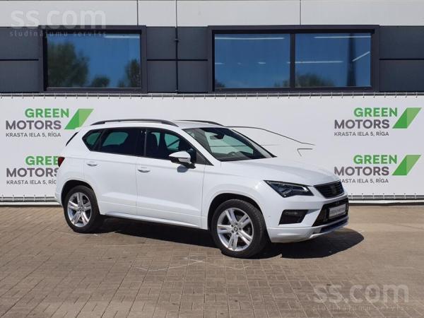 White SEAT Ateca 2018 in Riga, with an engine capacity of 2.00 L and mileage of 208 thousand km for 14900 €, photo 2 on AUTOMOTO.COM.LV